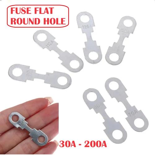 Jual Fuse Flat Metal Fuse Round Hole Sekering Datar Tipe Lobang Bundar ...