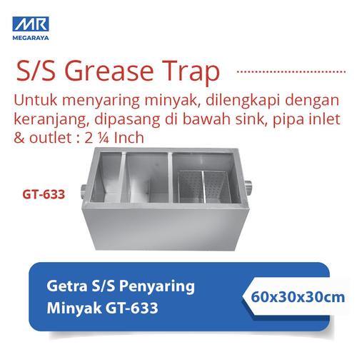Jual Getra Stainless Steel Grease Trap / Penyaring Minyak GT633 / GT ...