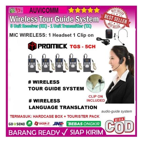 Jual Wireless Tour Guide System-Interpreter System - 1 Transmitter & 5 RX - Mic kombinasi ...