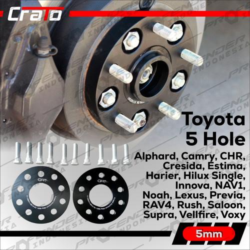 Jual Wheel Adaptor Velg Spacer Aluminium - 5 Hole - Toyota - 5-114.3-60 ...
