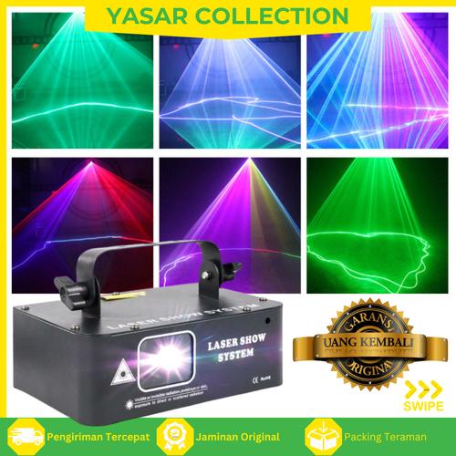 Jual Lampu Sorot Laser Lighting Disco untuk Panggung DJ Disko RGB DMX ...