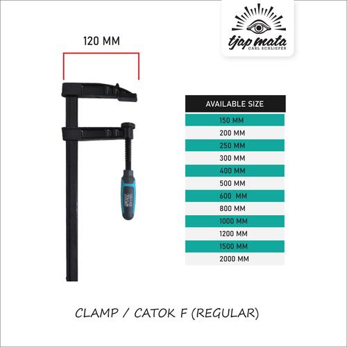 Jual TJAP MATA / CAP MATA Clamp F / Klem / Catok F Kayu (Regular) - 150 ...
