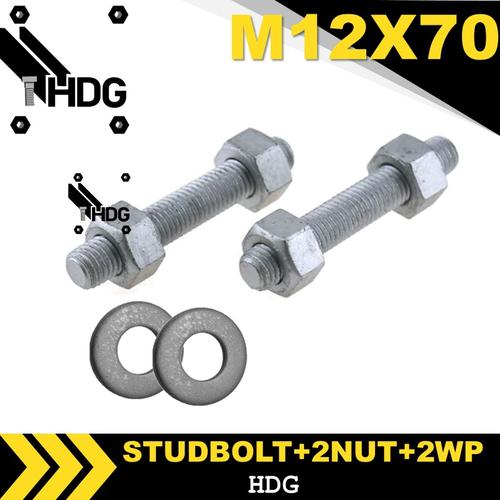 Jual STUDBOLT C/W 2NUT+2WP HDG M12X70 - Kab. Bekasi - BAUT HDG ...