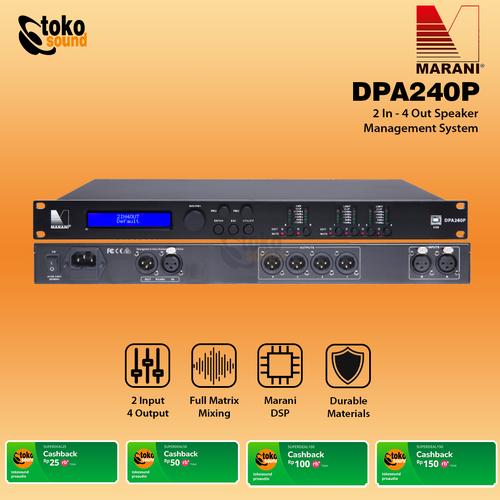 Jual Marani DPA240P DPA 240P - 2 Input 4 Out Speaker Management System - Jakarta Barat ...