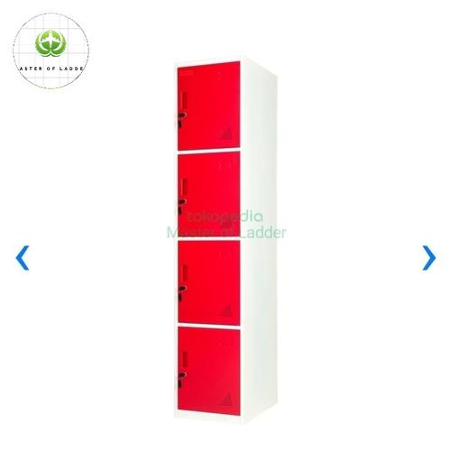 Jual Loker Besi Locker Kabinet 4 Pintu Merah / Hijau Krisbow Master ...