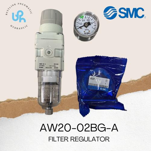 Jual SMC AW20-02BG-A AIR FILTER REGULATOR AW20-02-BG-A - Jakarta Barat ...