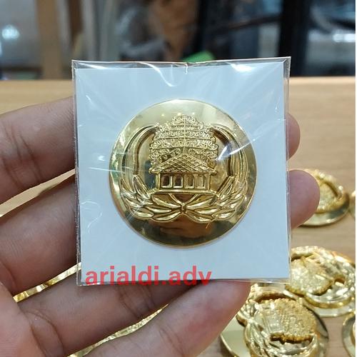 Jual pin korpri bulat tumpuk magnet pin korpri kuningan tumpuk magnet ...
