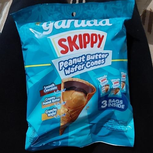 Jual Garuda skippy peanut butter wafer cones isi 3 | snack - Jakarta ...