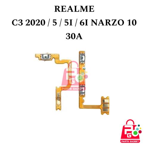 Jual Flexible Power On Off Volume Realme C3 5 5i 6i Narzo 10 30A Flexi Home Button - Flex On Off ...