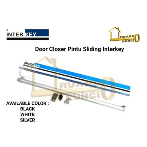 Jual Door Closer Pintu Sliding Interkey (BLACK/HITAM, WHITE/PUTIH, SILVER) - SILVER - Jakarta ...