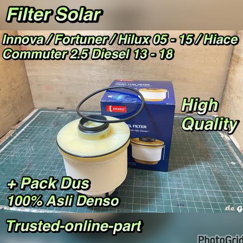 Jual Filter Solar Innova Reborn / Fortuner / Hilux / Hiace Commuter 2.5 ...