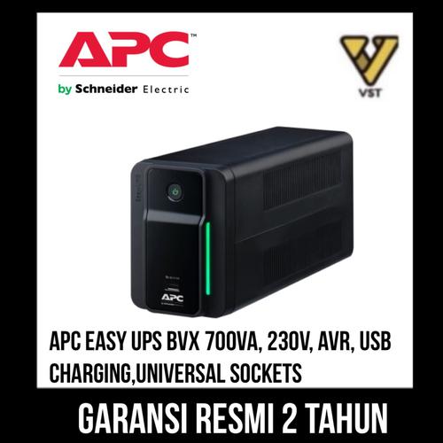 Jual UPS APC Easy BVX 700VA, 230V, AVR, USB Charging, Universal Sockets ...