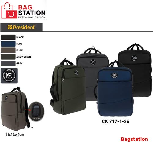 Promo BACKPACK PRESIDENT ORIGINAL RANSEL LAPTOP PRESIDENT ORIGINAL ...