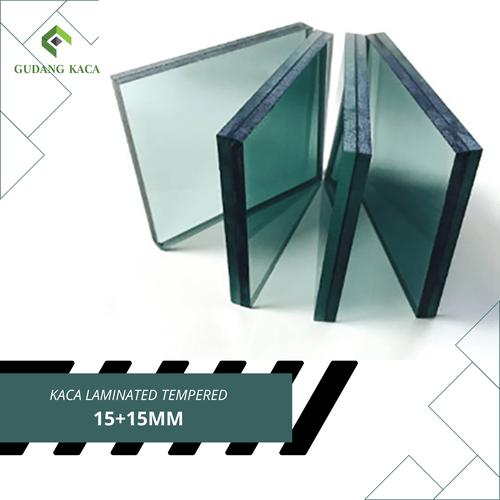 Jual Kaca Laminated Tempered 15+15mm / Tempered Glass Laminated 15+15mm ...