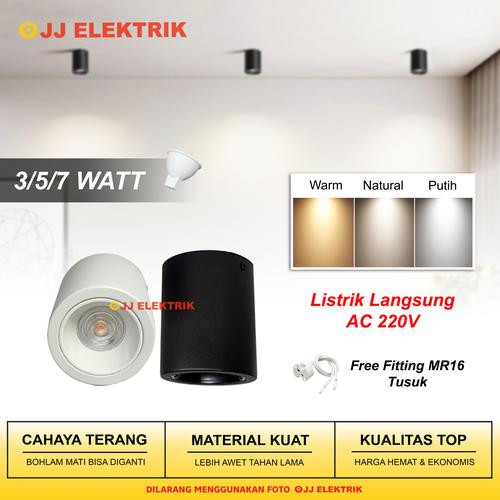 Jual Lampu Sorot LED Plafon 3W 5W 7W Downlight Outbow 3/5/7 Watt ...