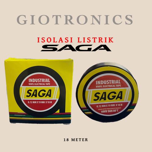 Jual ISOLASI LISTRIK TAHAN PANAS SAGA / SLASIBAN KOTAK KABEL LISTRIK 18 ...