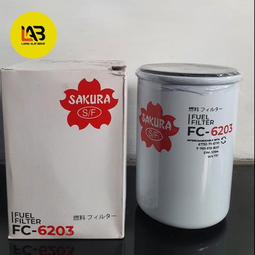 Jual Fuel Filter/ Filter Solar Komatsu PC 200-7 SAKURA FC-6203 - Kota ...