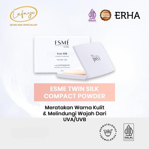 Jual ESME Bedak Wajah Padat ERHA Twin Silk - Vitamin A, C, E - Jakarta ...