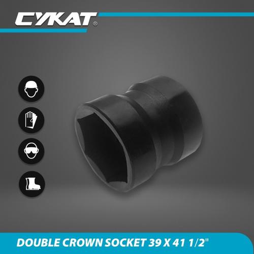 Jual CYKAT Double Socket 39mm x 41mm Mata Kunci Sok CVT Konci Crown ...