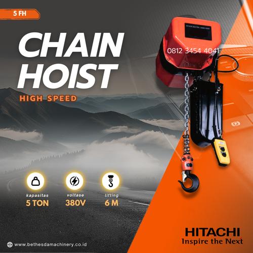 Jual Hitachi Hoist Crane Rantai 6 meter 380V 5 ton FH Series - Kota ...