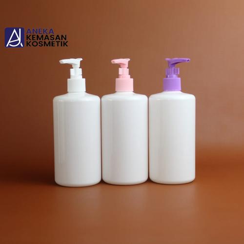 Jual Botol pump 500ml putih pet/botol lotion 500ml/pump clip luxury ...