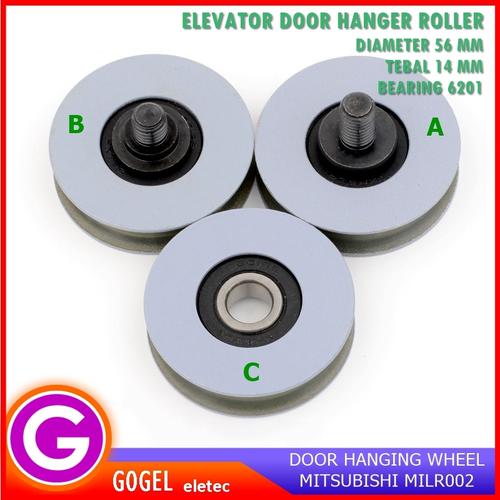 Jual Spare part Lift, Roller hanger Mitsubishi Elevator - Kota ...