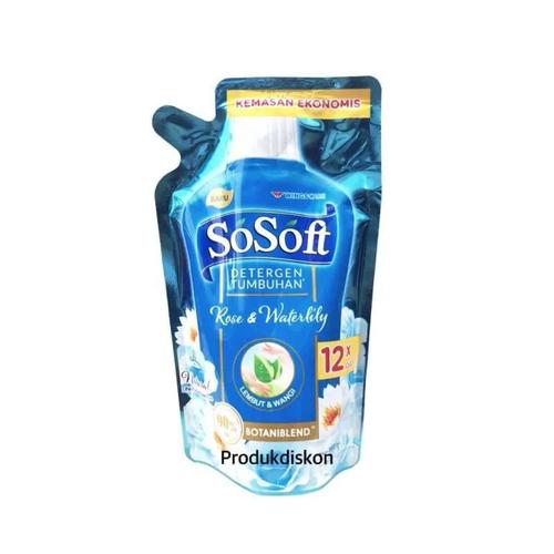 Jual So Soft Liquid Refil 360ml Rose&Water Lily / Detergen Tumbuhan ...