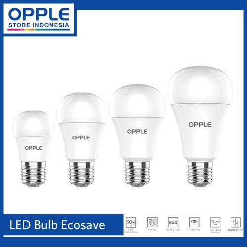 Jual LED BULB ECOSAVE 5W 6500K (PUTIH) OPPLE - Kab. Sidoarjo - OPPLE STORE INDONESIA | Tokopedia