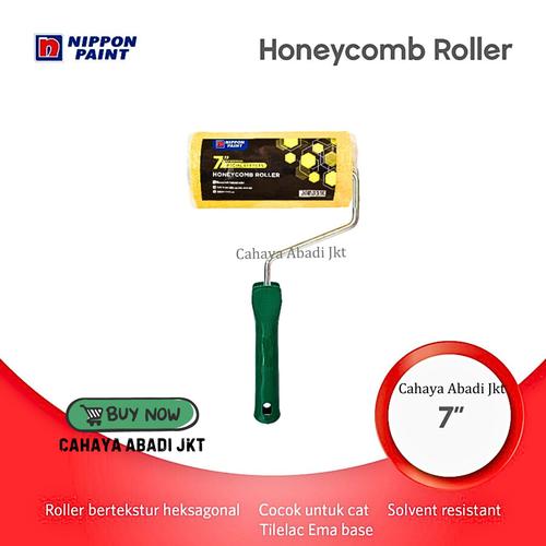 Jual Roll Cat Texture Honeycomb Nippont Paint 7'' / Roll Cat Tekstur ...