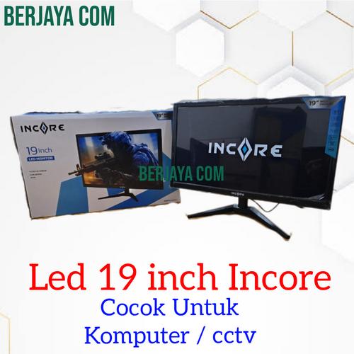 Jual Monitor Led Incore 19" widescreen vga hdmi Led Cctv - Led Komputer ...