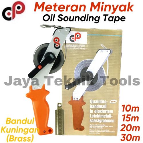 Jual Meteran Minyak Kuningan CP Brass Bandul Oil Sounding Depth Tape Besi - 15m - Jakarta Barat ...