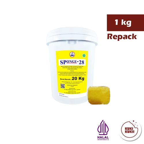 Jual Sponge 28 Pelembut Kue REPACK 1kg | SP 28 Cake Emulsifier ...