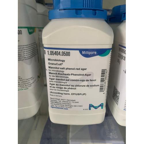 Jual MANNITOL SALT PHENOL-RED AGAR FOR MICROBIOLOGY / MERCK / 1.05404. ...