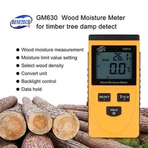 Jual Benetech GM630 Wood Moisture Meter Kadar Air Kayu Induction MC ...