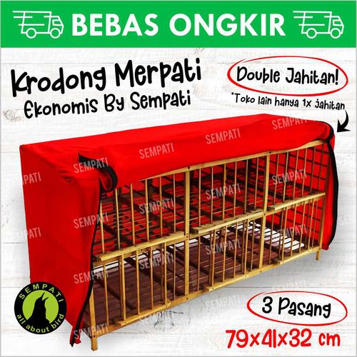 Jual Krodong kerodong sangkar kandang burung merpati 3 pasang 6 pintu ...