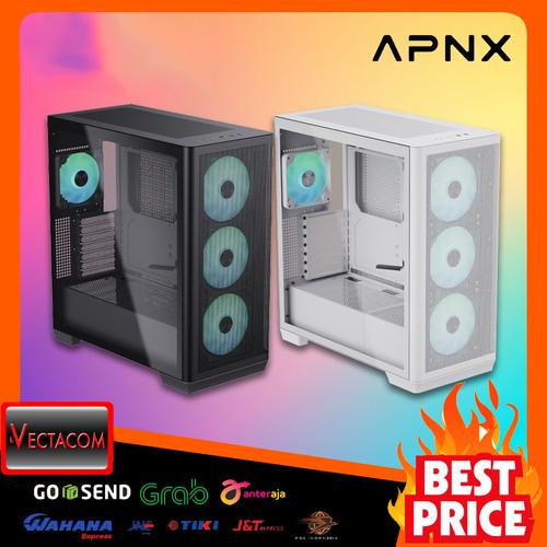 Jual Case APNX C1 Mid Tower - ATX | M-ATX | Mini ITX PC Case - Black ...