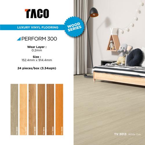 Promo TACO Vinyl Lantai 3mm - Vinyl Plank TACO Tebal 3mm - TV-3008 ...
