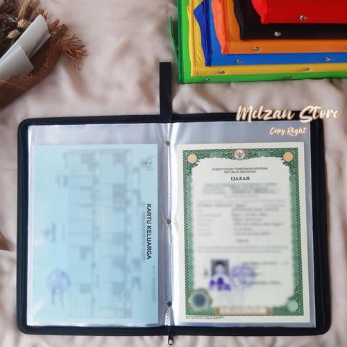Jual Map Dokumen Anti Air Resleting isi 40 Lembar / Map Ijazah / Map ...