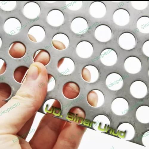 Jual Plat lubang Stainless 304 Tebal 1mm lubang 8mm Lebar 37cm X 37cm ...