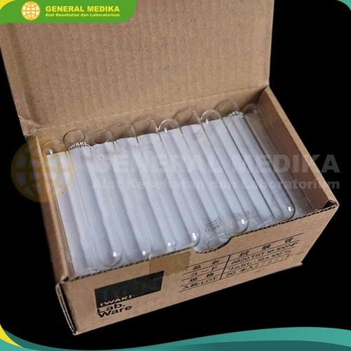 Jual Tabung Reaksi 12ml 16x100mm Iwaki Pyrex Asahi 1box | Test Tube ...