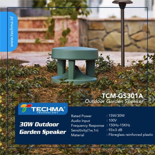 Promo Techma Outdoor Garden Speaker 30Watt 100v waterproof - Kota ...