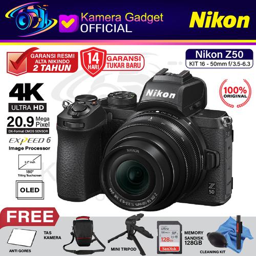 Promo Nikon Z50 Body / Kit 16-50mm + 50-250mm f4.5-6.3 VR Mirrorless ...