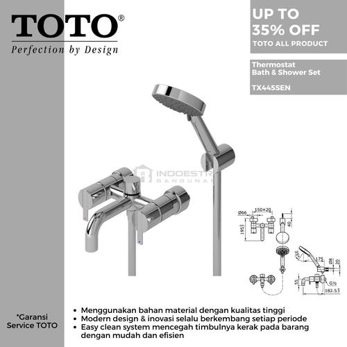Jual Kran Bathtub TOTO TX445SEN / Kran Bathtub & Shower Set TOTO (Hot ...