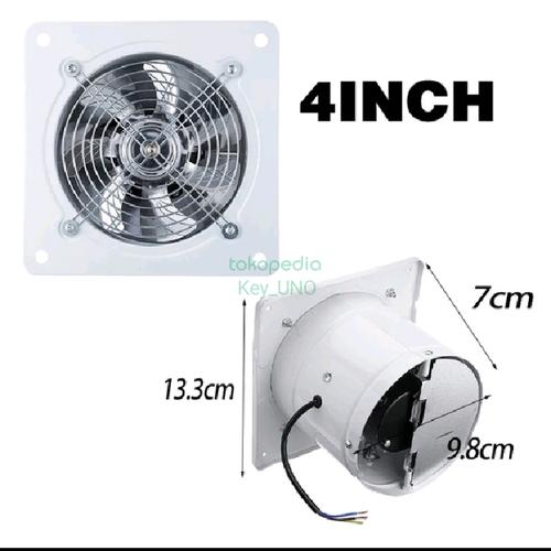 Jual Hexos Exhaust Fan 4 Inch Kipas Dinding Sirkulasi Udara Ruangan ...