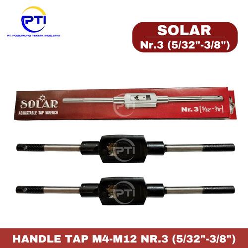 Jual SOLAR Handle Tap Nomor 3 M6 - M12 Nr.3 (5/32" - 3/8" ) Adjustable ...