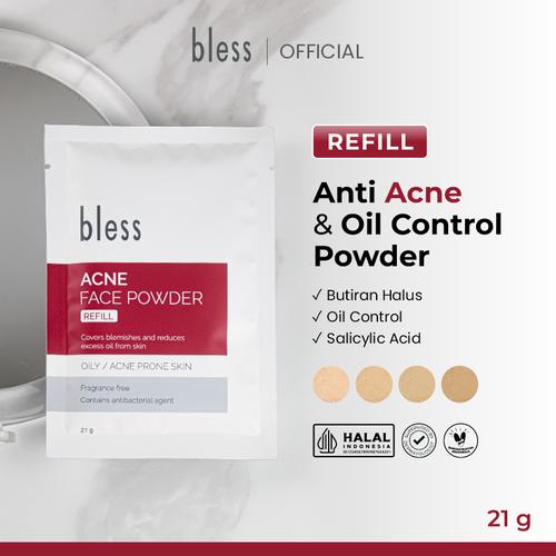 Jual Bless Cosmetics Refill Acne Face Powder - Natural - Jakarta Pusat ...
