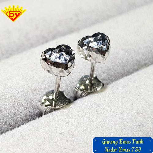 Jual Giwang Emas Putih Terbaru Kadar Emas 750 - Jakarta Pusat - TOKO ...