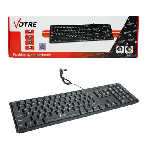 Jual Keyboard Votre Basic Usb Kb2308 Hitam / key board PC laptop ...