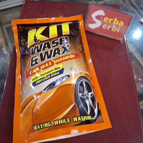 Jual (KIT POUCH 720ML WASH&WAX OREN) Refill cairan pengkilat bodi ...