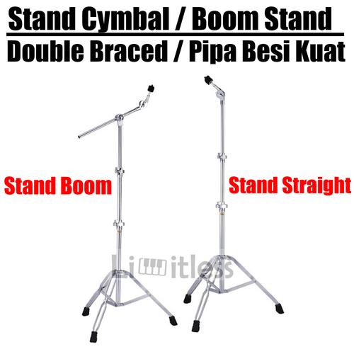 Jual Stand Cymbal Drum / Stand Crash / Ride Cymbal / Stand Boom Stand ...